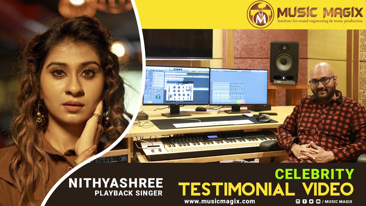 Singer Nithya Shree talks about Music Magix Sound Engineering Institute ...