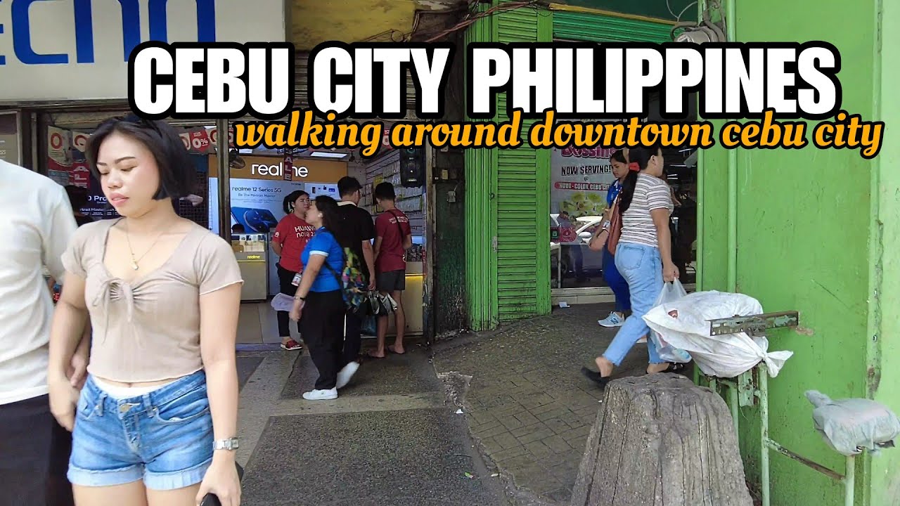 CEBU CITY PHILIPPINES-Morning walk around downtown cebu city [4k] - YouTube