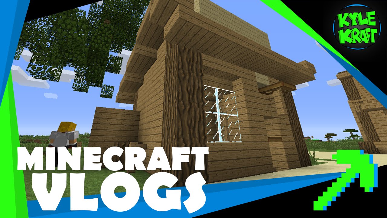The Chicken Shack Exterior! | Minecraft Vlogs Ep. 06 | Survival Let's ...