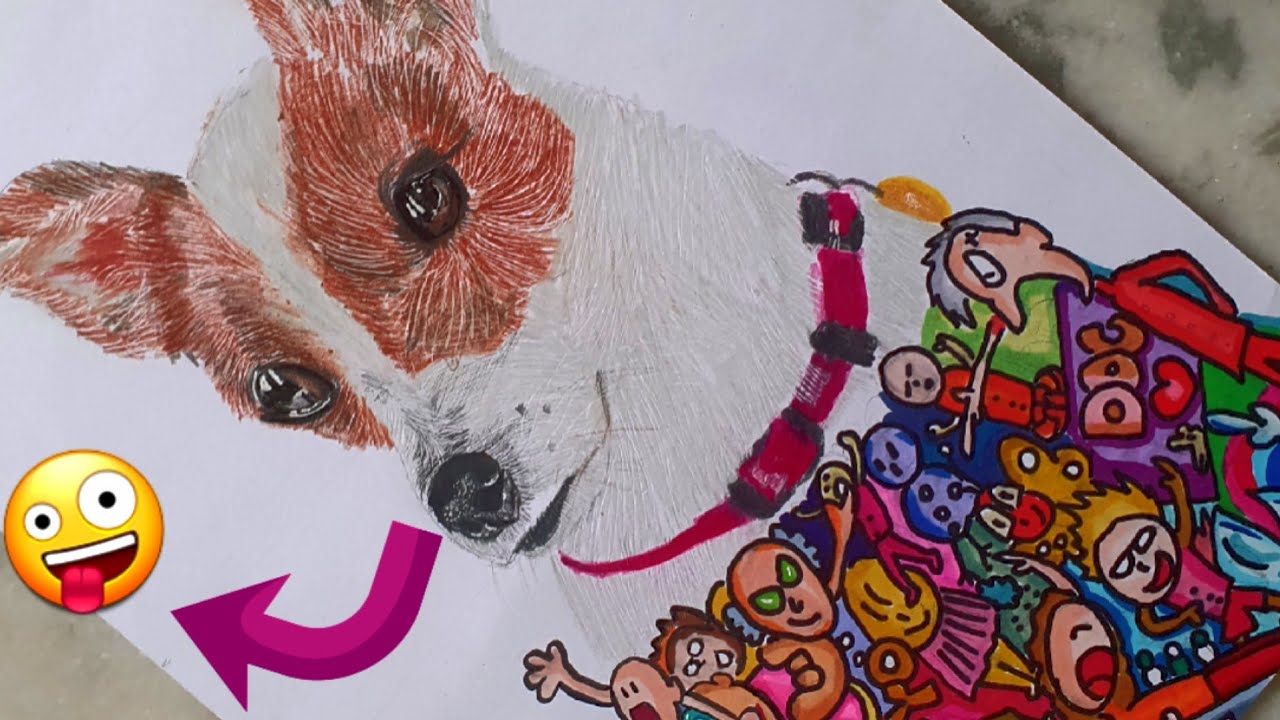 CAN WE COMBINE DOODLE WITH REALISM | DOODLE+REALISTIC | Marker World ...