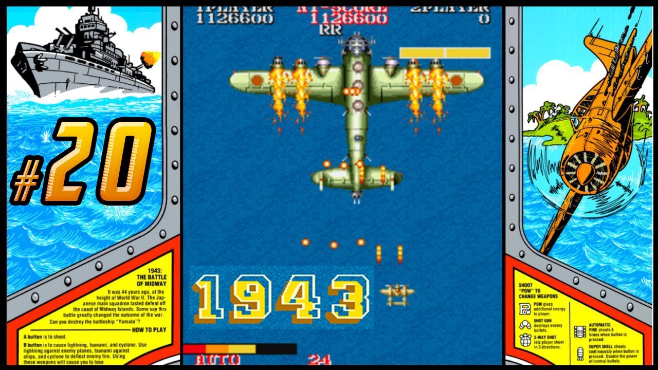 1943: The Battle of Midway 🛩 Capcom 🪂 1988 г. ️ Миссия №20 - YouTube