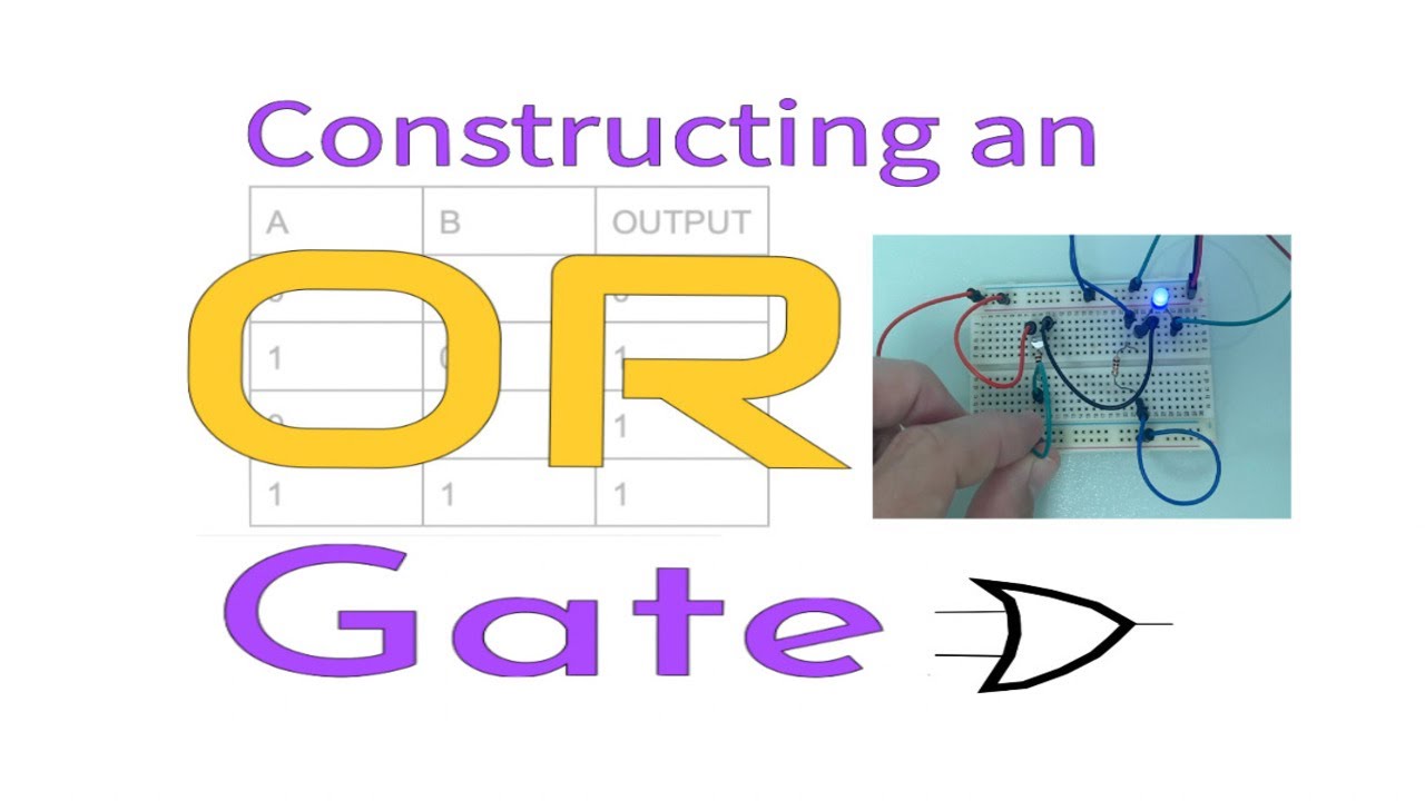 Constructing an OR gate. - YouTube