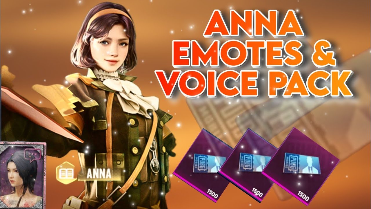 New Character Anna Emotes & Voice Pack | Free Character Vouchers & 600 ...