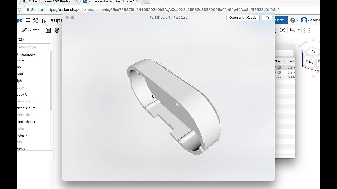 How to export STL files from Onshape CAD - YouTube