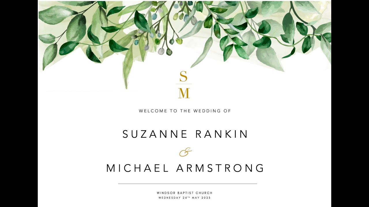Suzanne and Michaels Wedding 24th May 2023 - YouTube