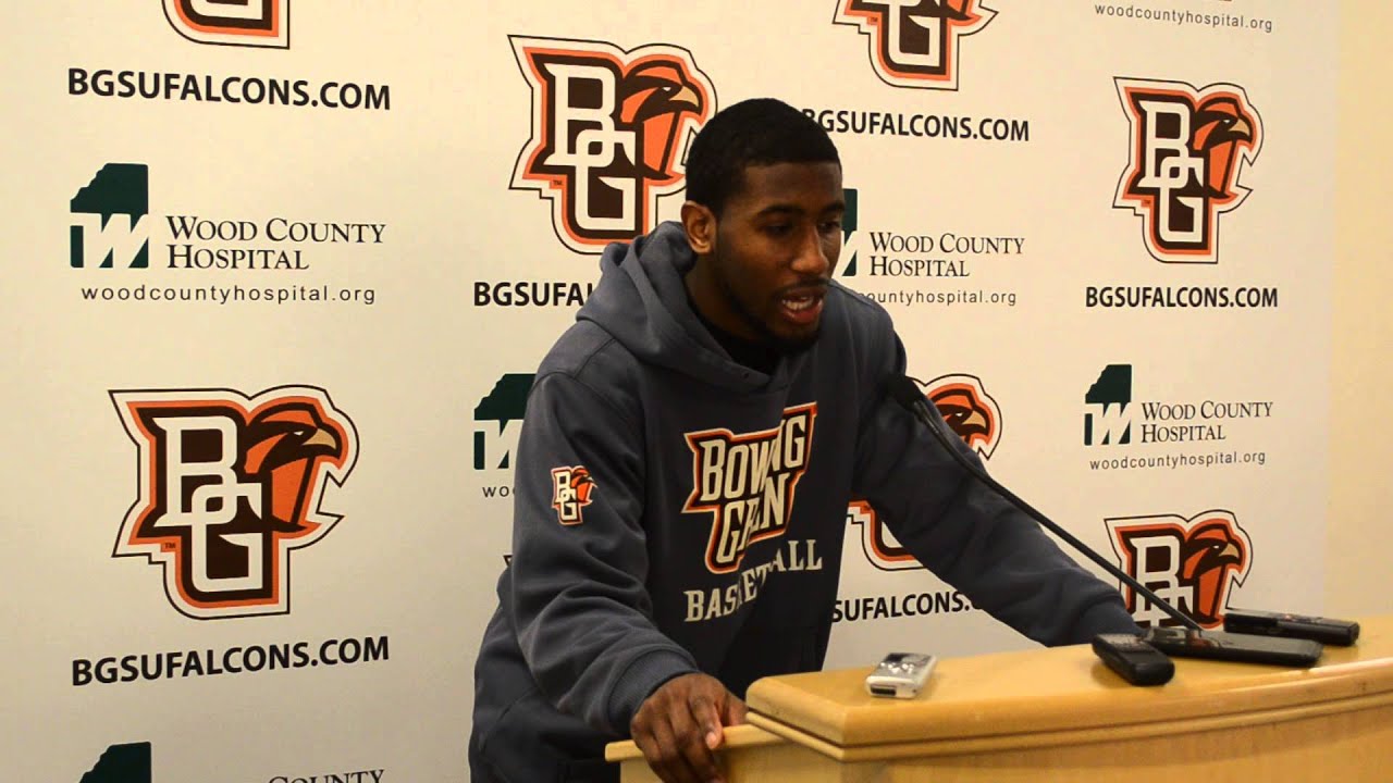BGSU Men's Basketball vs. Miami - Postgame Press Conference Jehvon ...