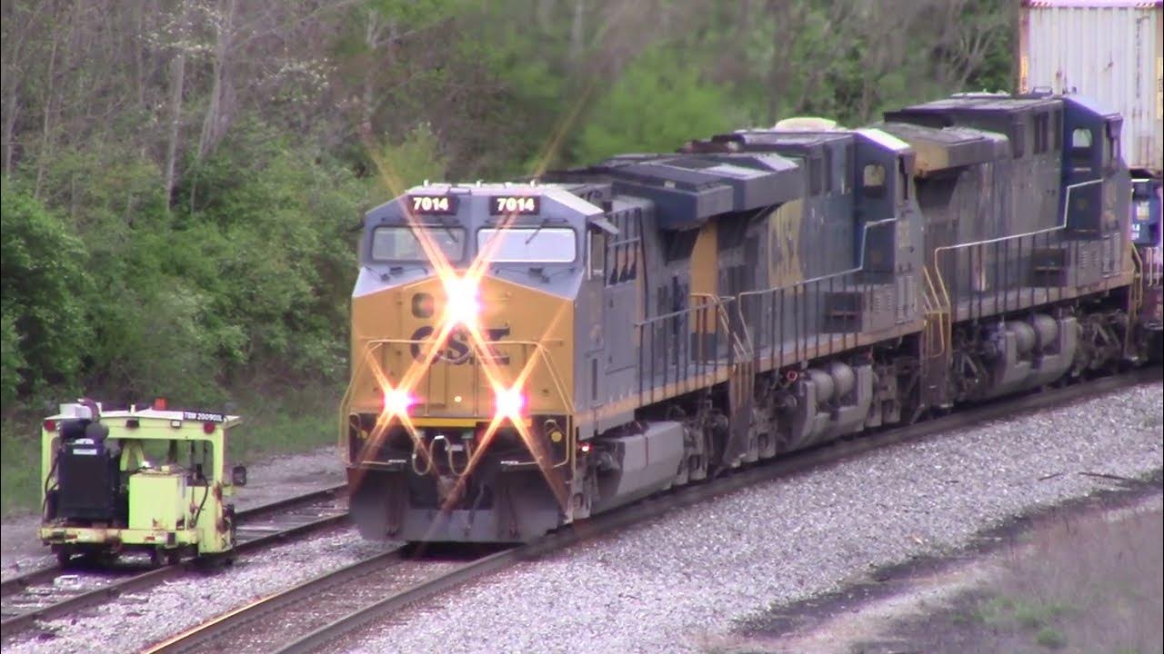 CSX Locomotives ROAR!!!, Sand Patch Summit!!!!! - YouTube
