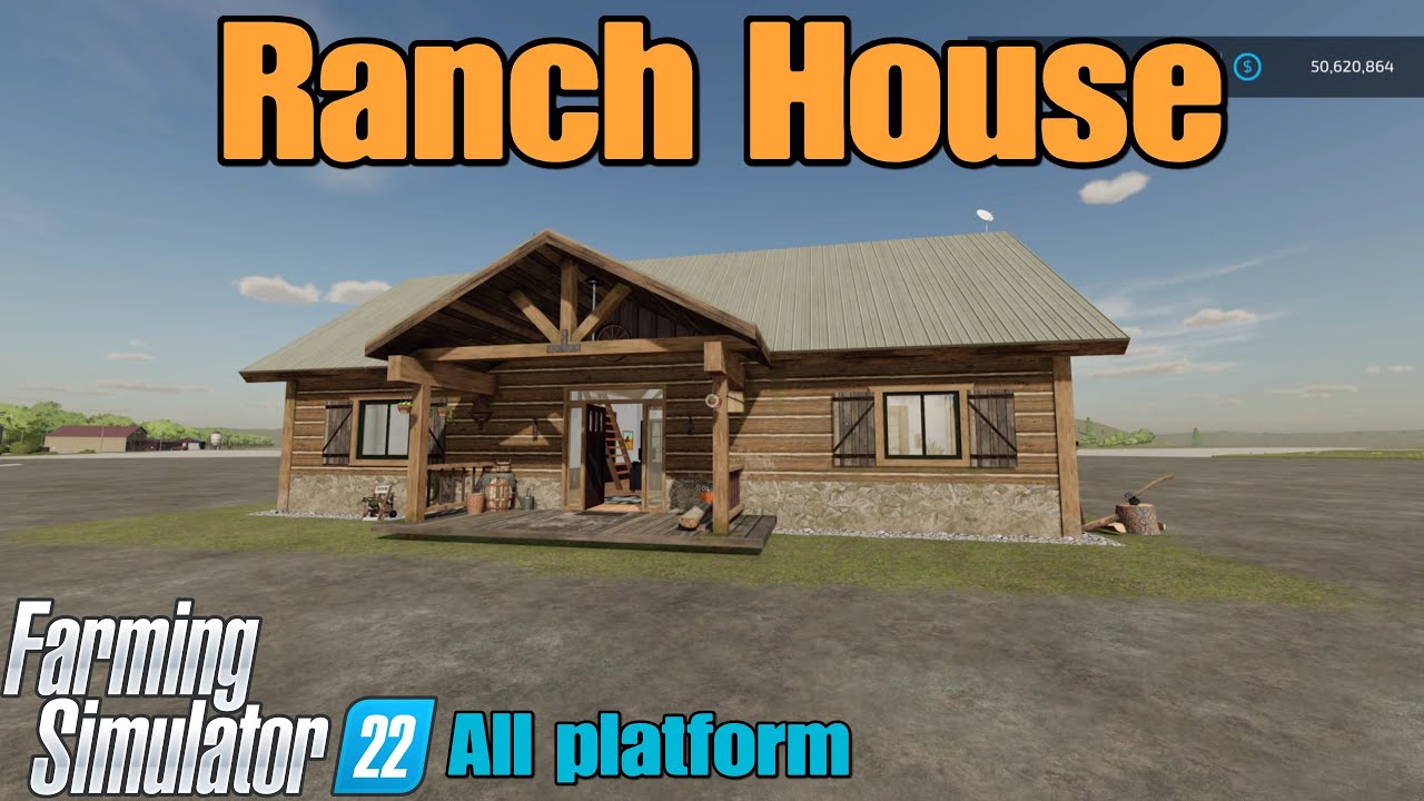 Ranch House / mod for all platforms on FS22 - YouTube