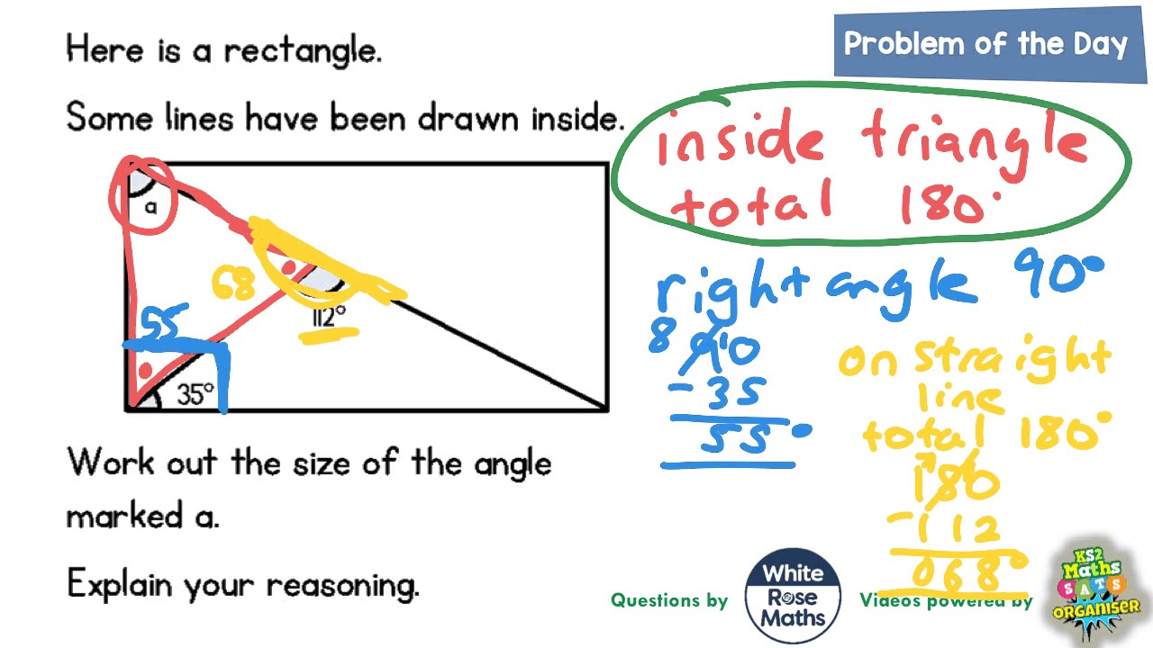 Q33 The One with Two Triangles Inside a Rectangle - YouTube