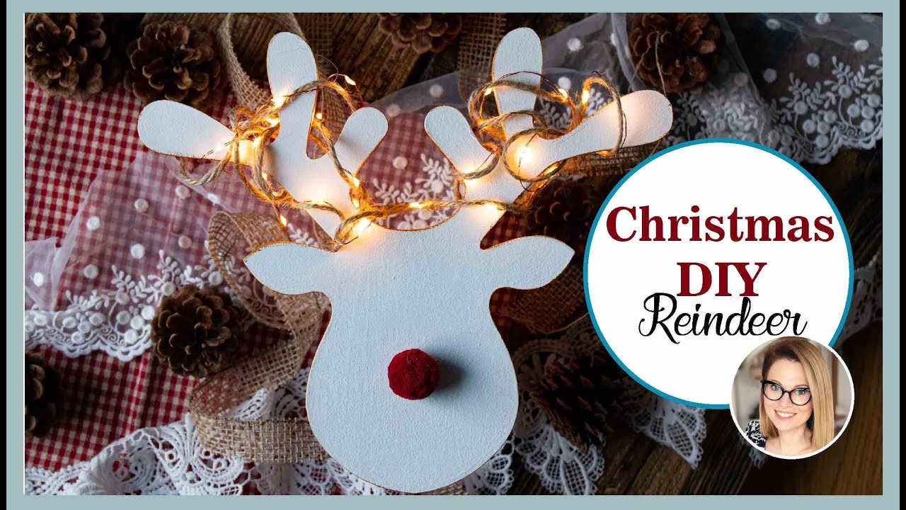 Quick and easy Reindeer Christmas decoration - YouTube