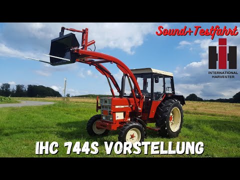 IHC 744 S Vorstellung|Traktorvorstellung|Testfahrt|Sound mit/ohne Auspuff [HD]