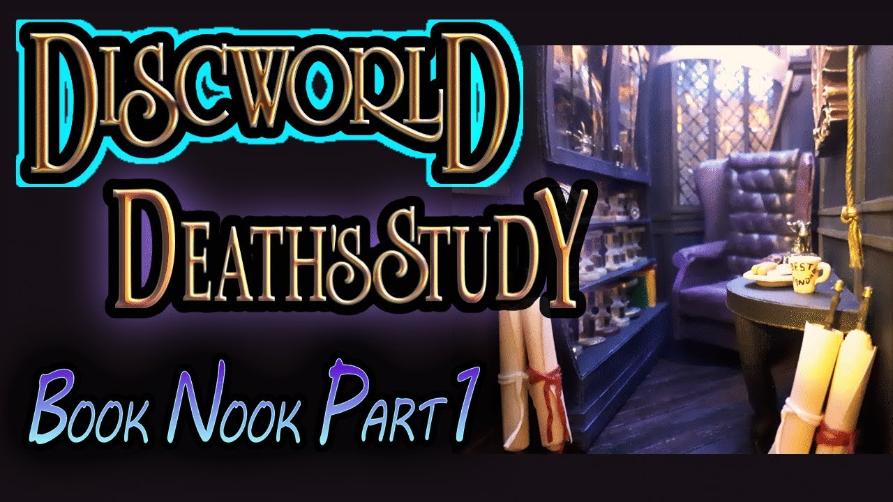 Book Nook Build: Death's Study, Discworld. Part 1 - YouTube