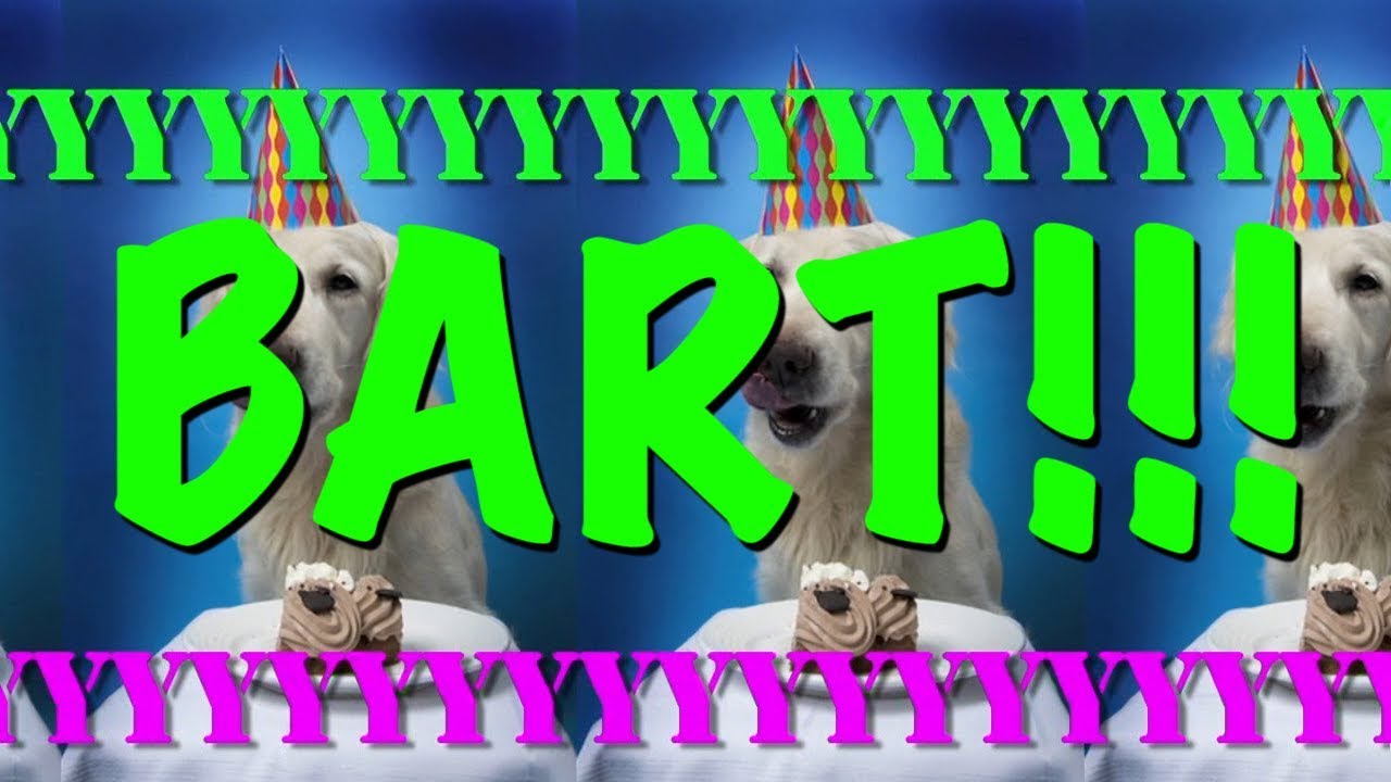 HAPPY BIRTHDAY BART! - EPIC Happy Birthday Song - YouTube