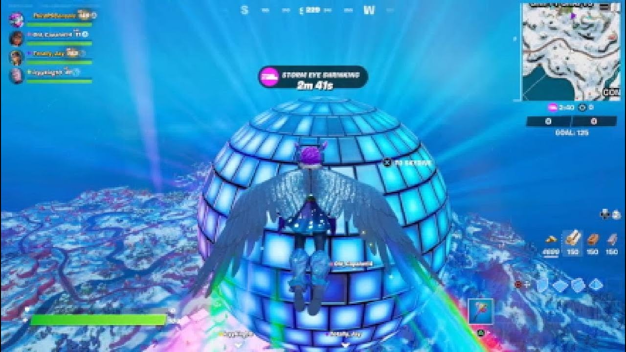 Fortnite | New Years Ball Drop CLOSE-UP! | Replay Footage! - YouTube