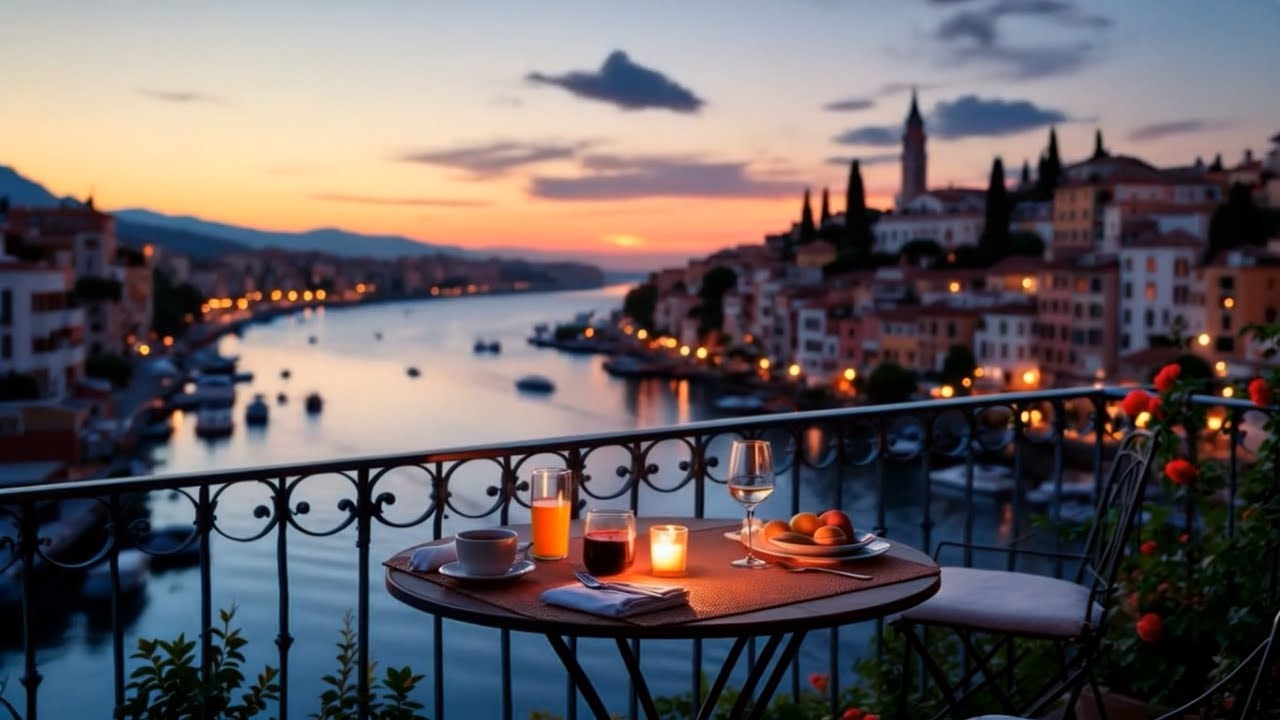 Relaxation Realm | Italian Balcony View & Gentle Italian Instrumentals ...
