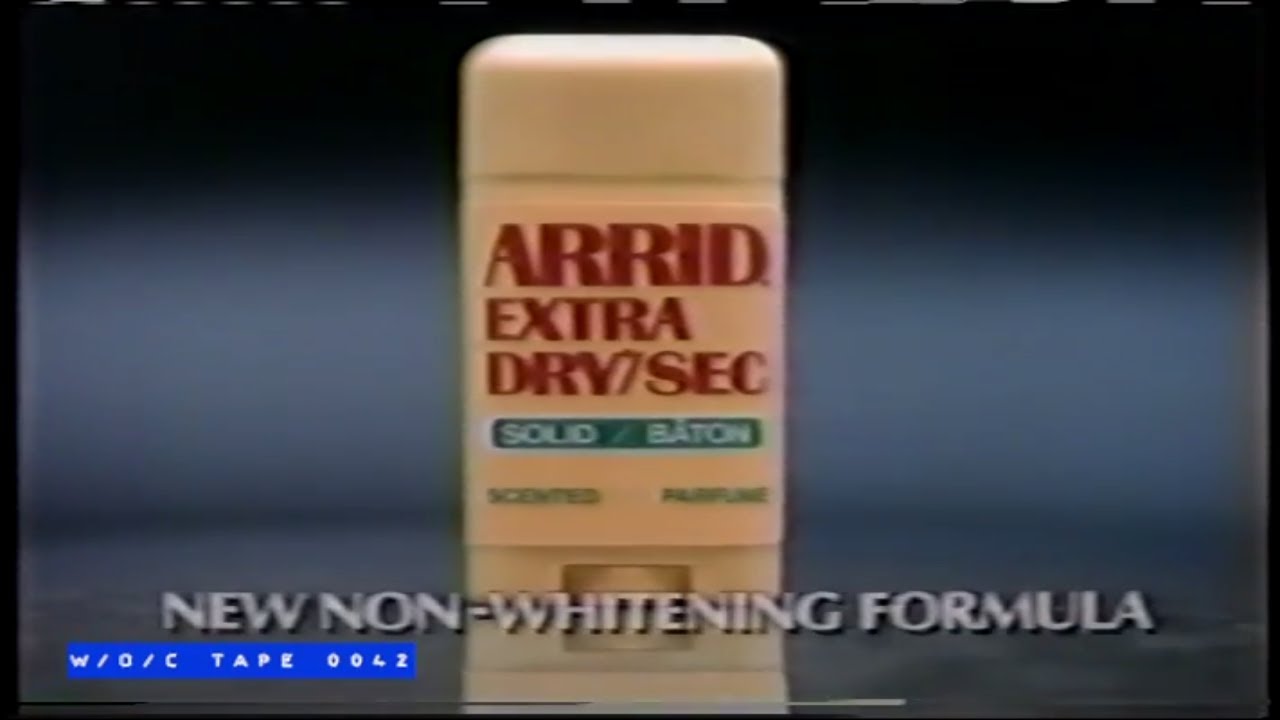 Arrid Extra Dry Deodorant Commercial - 1989 - YouTube