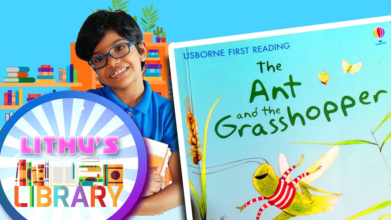 The Ant and the Grasshopper - Kids Books Read Aloud For Children - YouTube