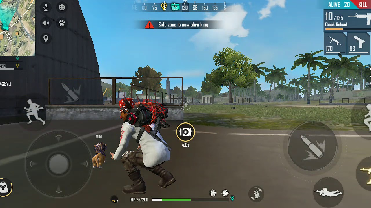 Garena free fire|| Duo classic Bermuda|| full survival game play - YouTube