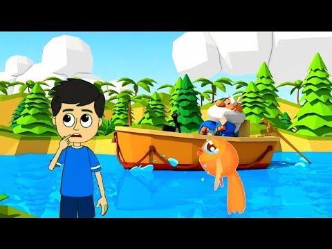 The Golden Fish Story | The Fisherman and His Wife | Fairy Tales and ...