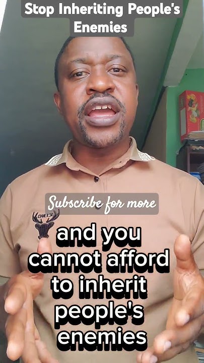 Stop Inheriting Peoples Enemies Youtube