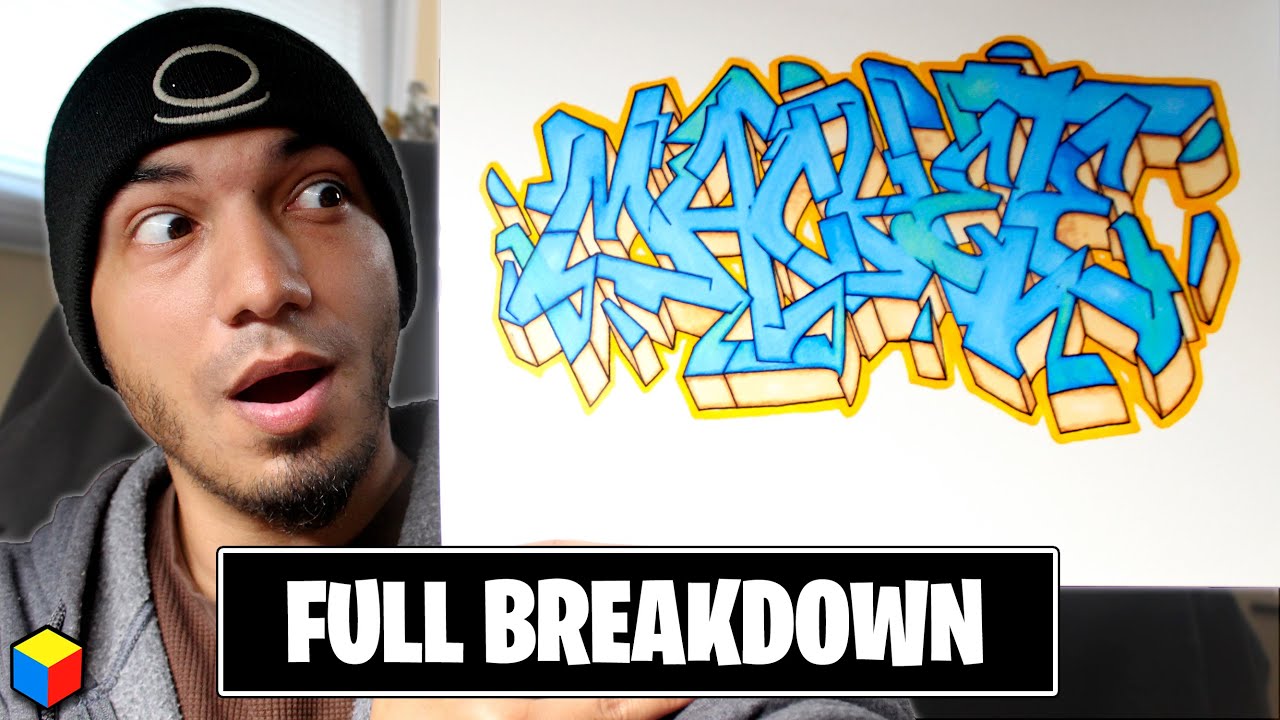 How To Do Graffiti Pieces (Full Breakdown) - YouTube