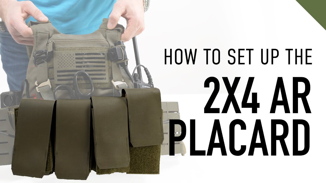 2x4 AR Mag Placard Setup - YouTube