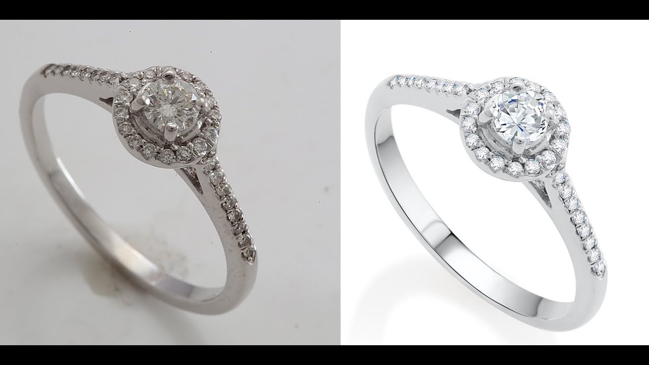 jewelry retouching service - YouTube