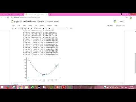 Méthode de Descente de Gradient Exempl illustratif avec Python Fonction ...