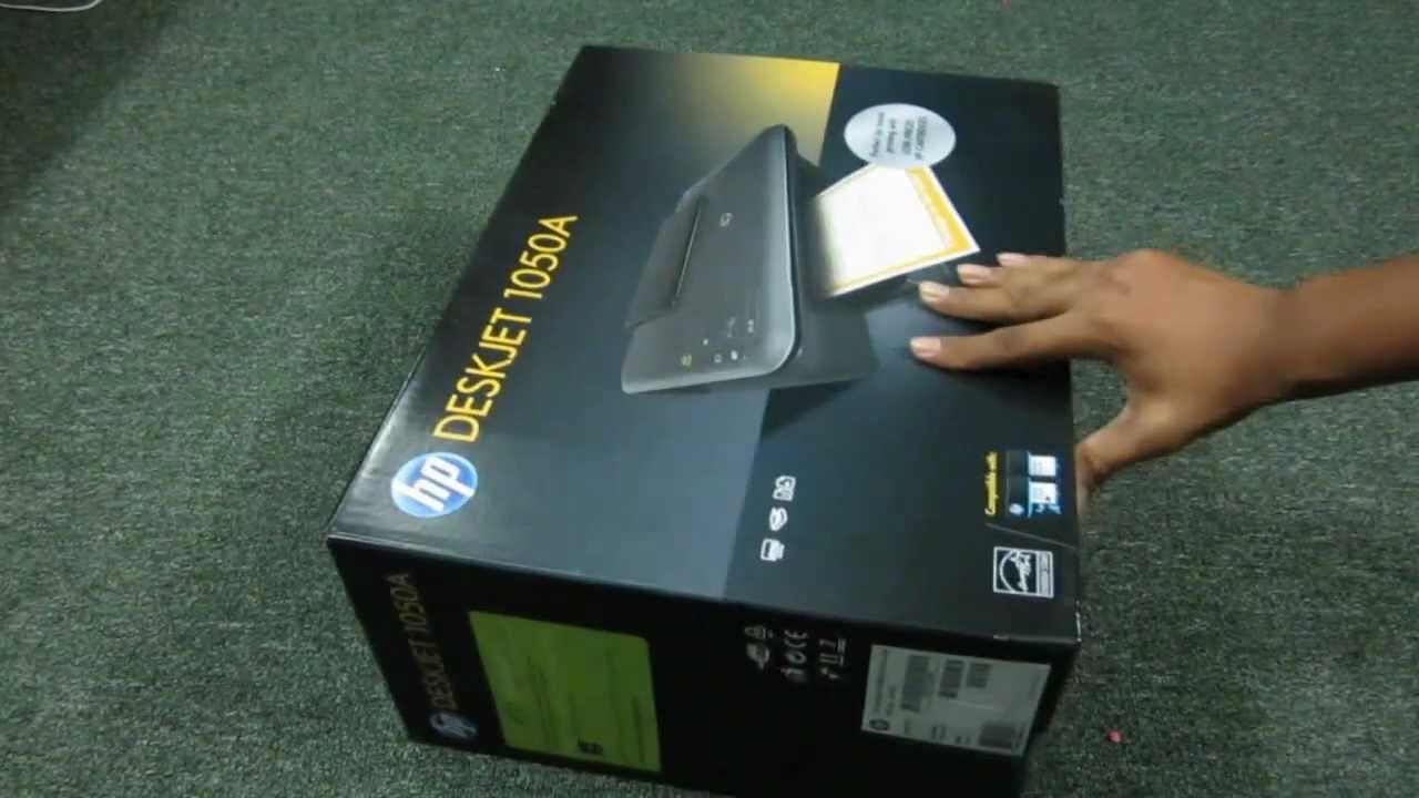 HP DeskJet 1050A Unboxing - YouTube