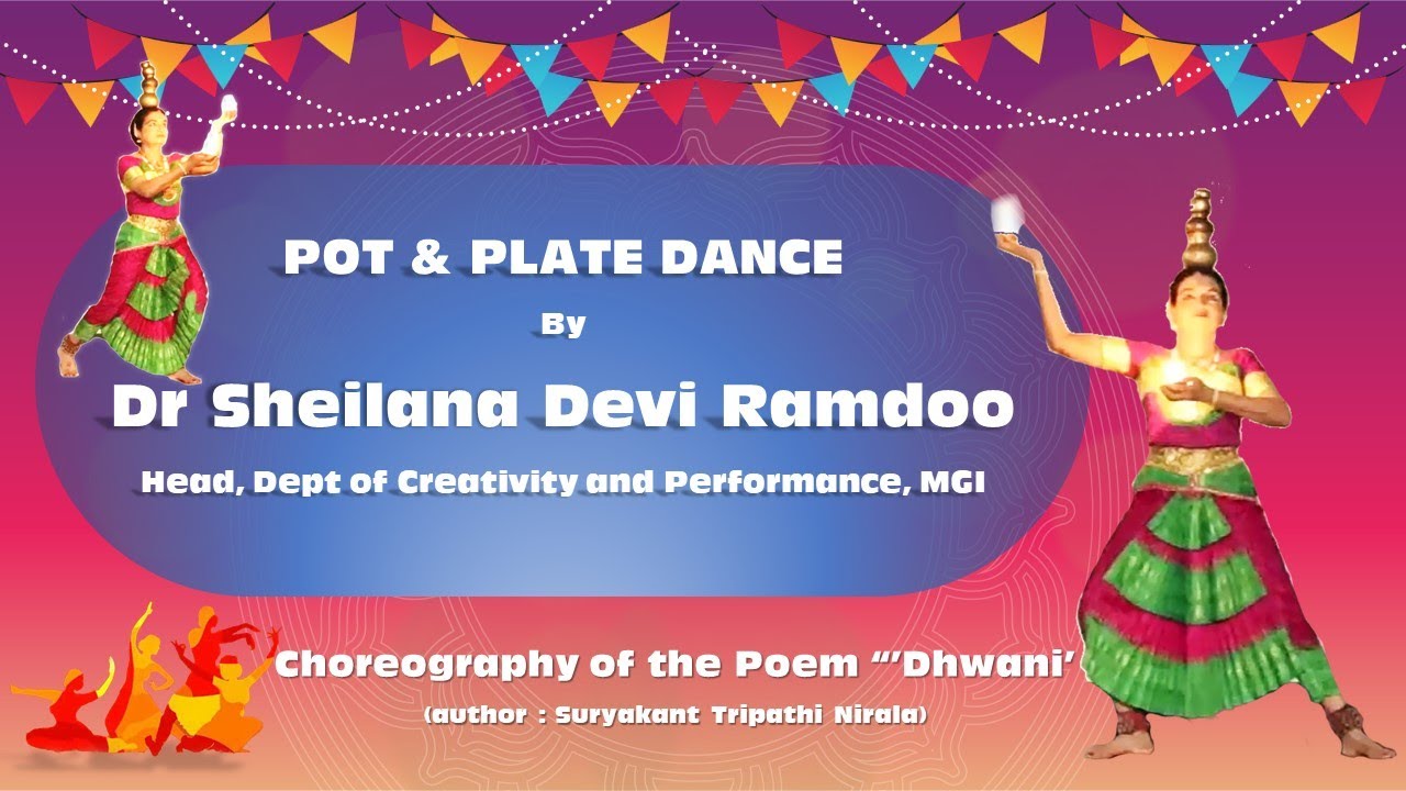 Dr Sheilana Ramdoo Pot & Plate Dance - YouTube