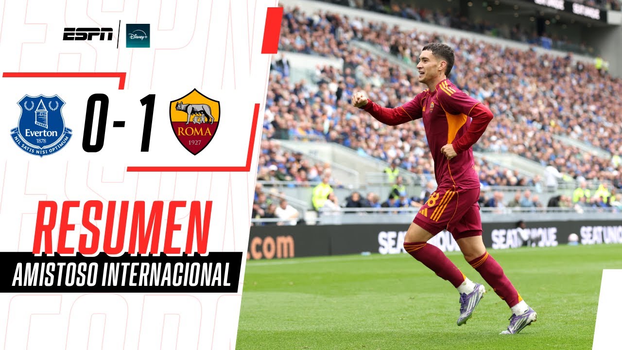 GOLAZO DE SOULÉ PARA DARLE LA VICTORIA A LA ROMA EN LIVERPOOL | Everton ...