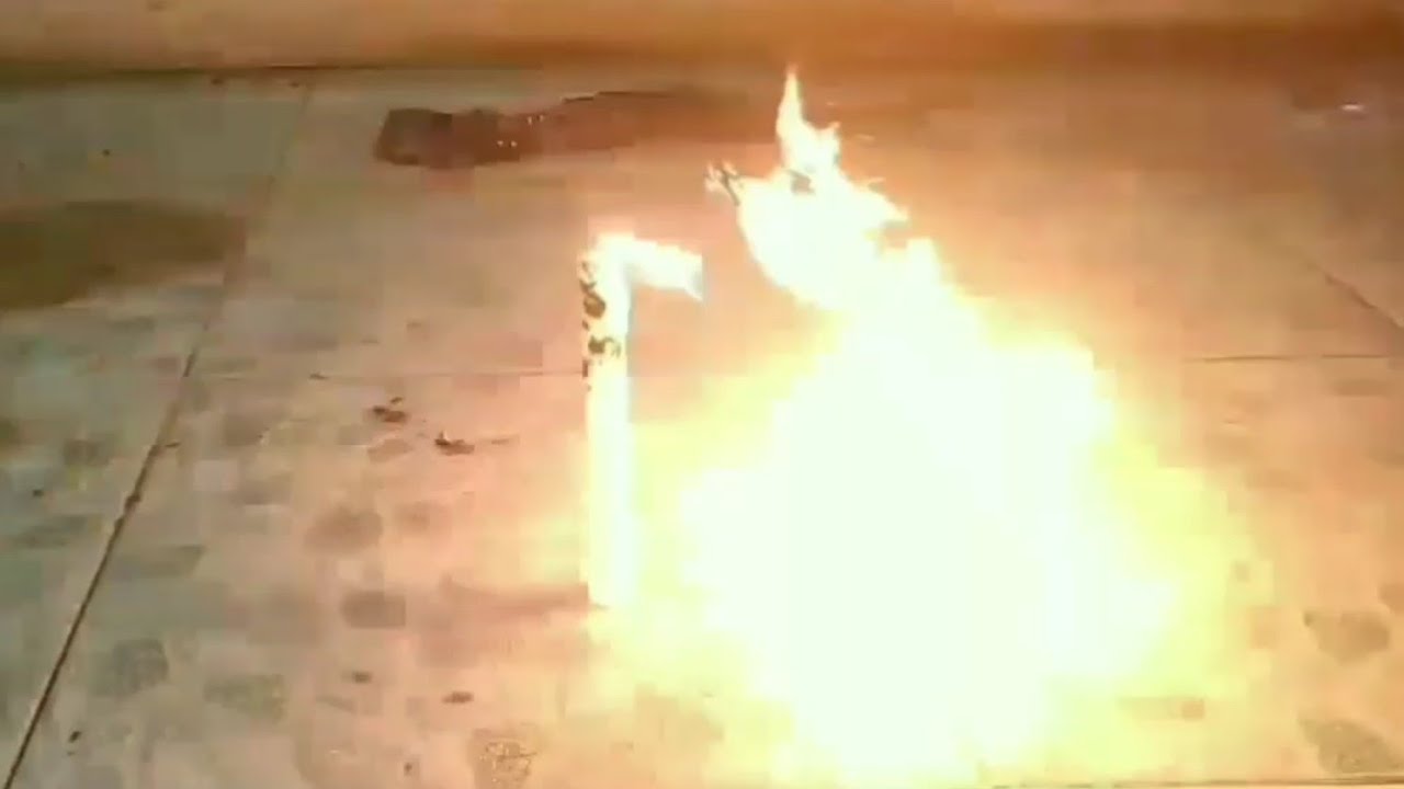 Making fire spray Experiment _ Easy method - YouTube