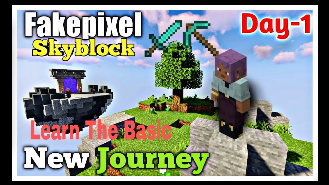 Learn The basic of fakepixel skyblock | laggglaggg gaming #minecraft # ...