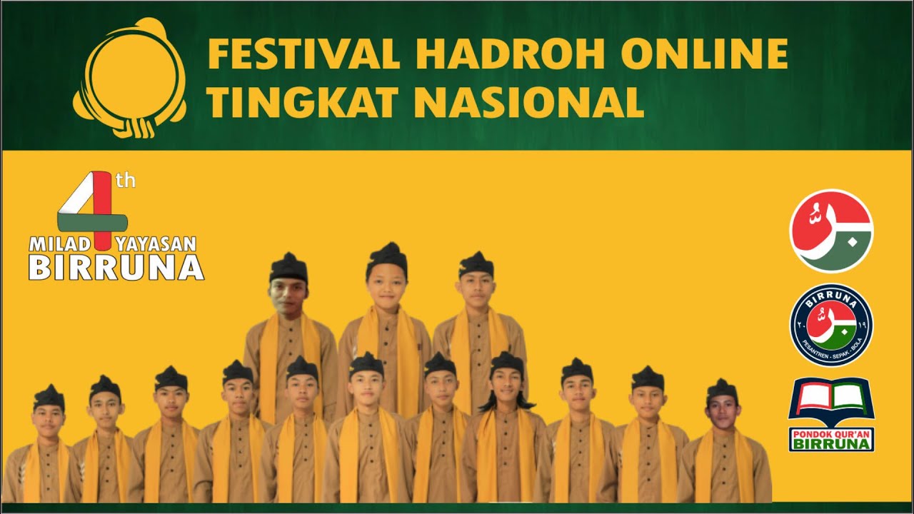 Festival Hadroh Online Nasional || Rohban Al-Anam Bandung || Milad 4th ...