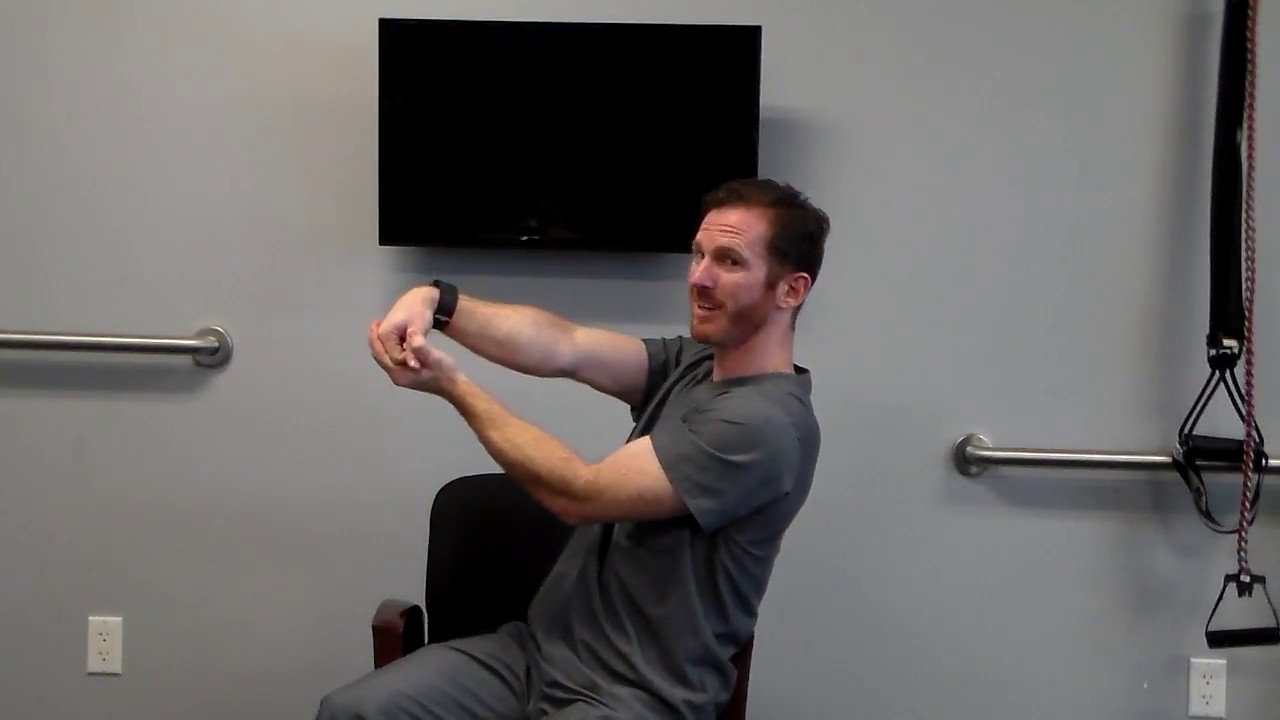 Upper Extremity Stretches - YouTube