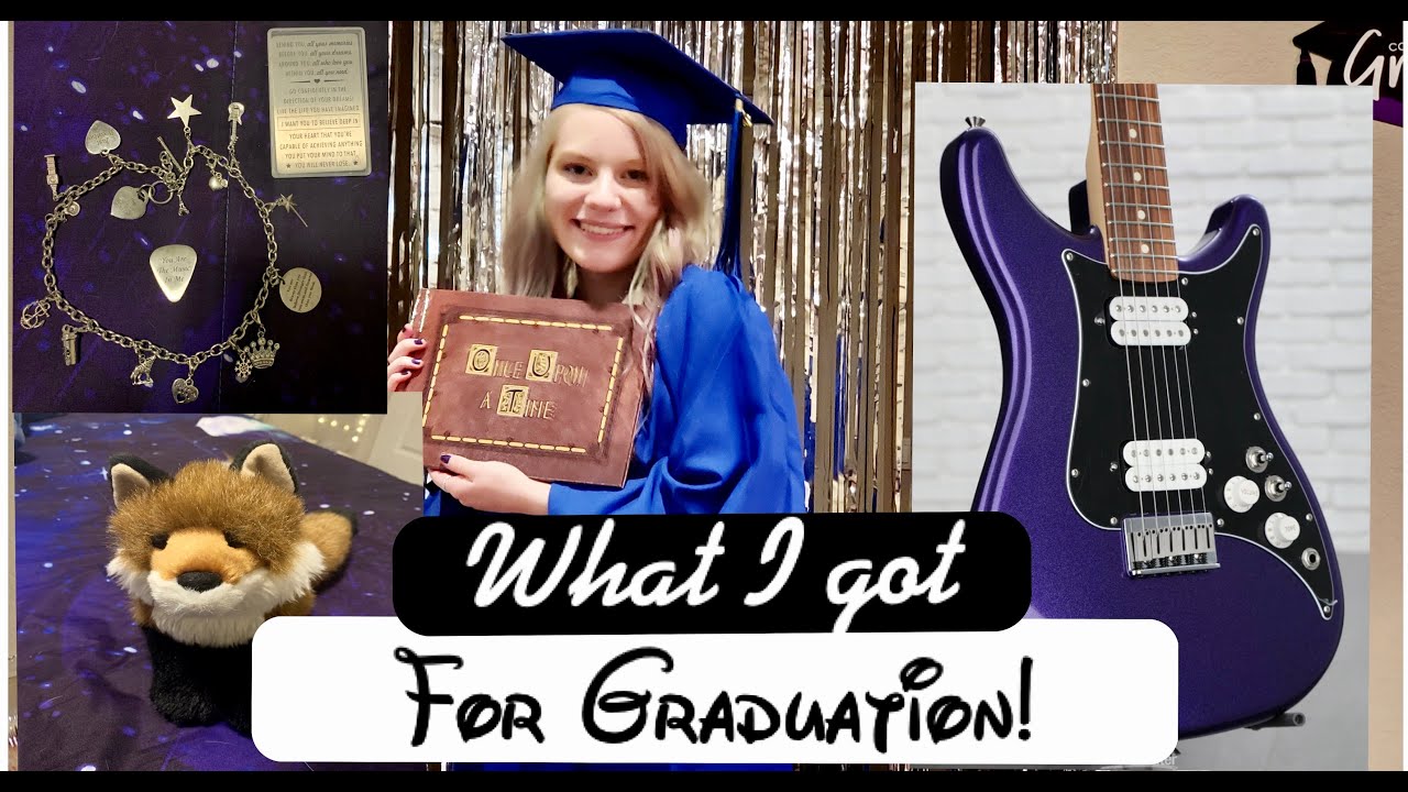 What I Got For Graduation - and New Guitar! - YouTube