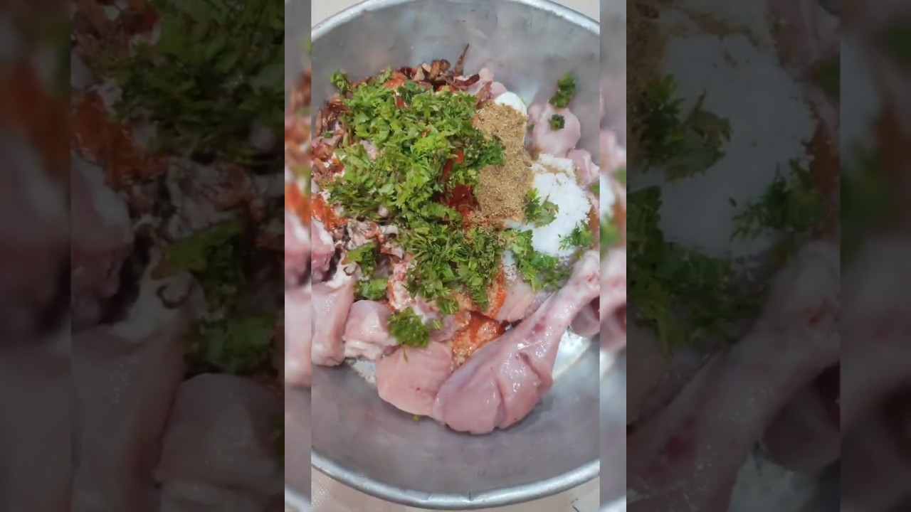 Dum Chicken | दम मुर्ग | Recipe in description 👇 #chicken - YouTube