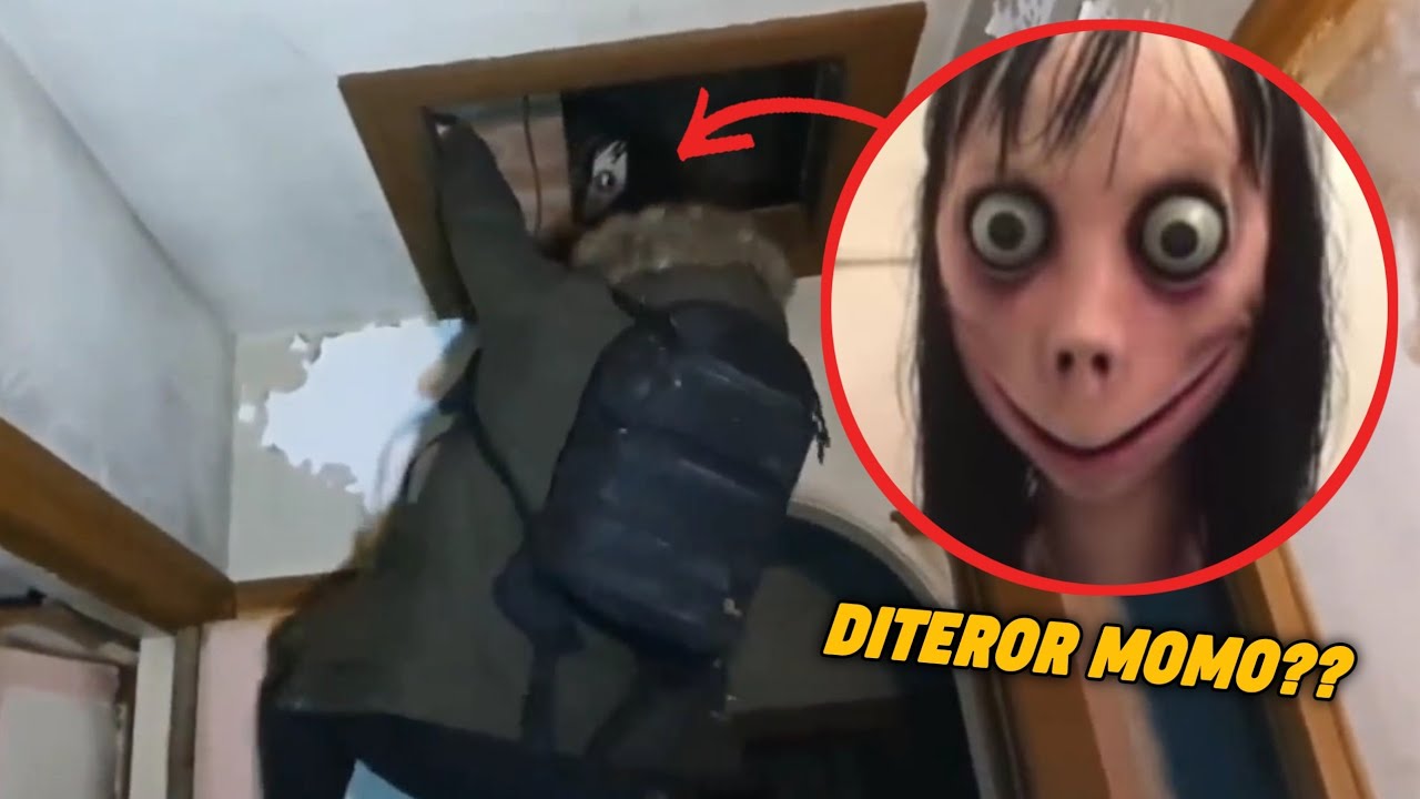 DITEROR HANTU MOMO !! 5 PENAMPAKAN HANTU TERJELAS DAN SERAM - YouTube