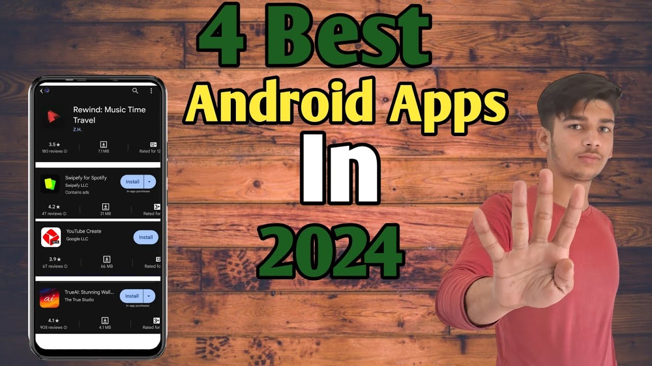 5 Best Android Apps in 2024😎| Android ke 4 apps 2024 finely list - YouTube