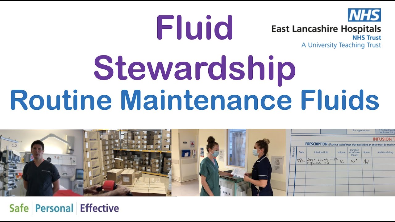 Routine Maintenance Fluids at ELHT (Fluid Stewardship) - YouTube