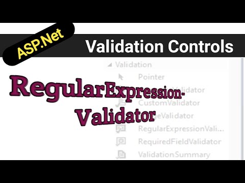 RegularExpressionValidator in asp.net in hindi | Validations in asp.net ...