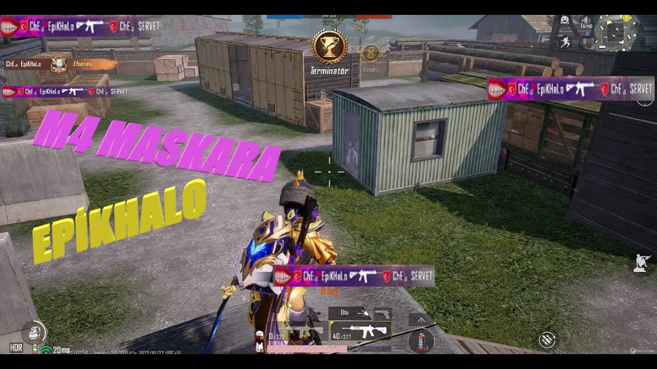 PUBG MOBILE M416 MASKARA PUBG MOBILE EFSANE DONUS #pubgmobile - YouTube