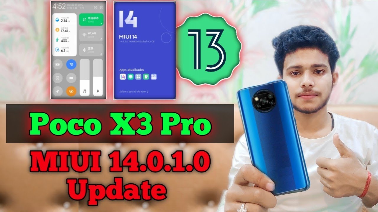 Poco X3 Pro MIUI 14.0.1.0 Update | Poco X3 Pro MIUI 14 Android 13 ...