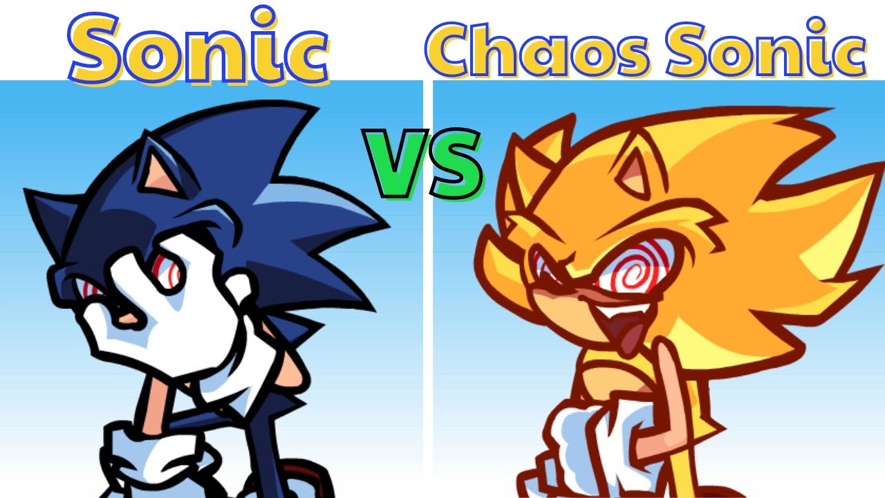 Friday Night Funkin': Sonic VS Fleetway Sonic [Chaos Nightmare] - FNF ...