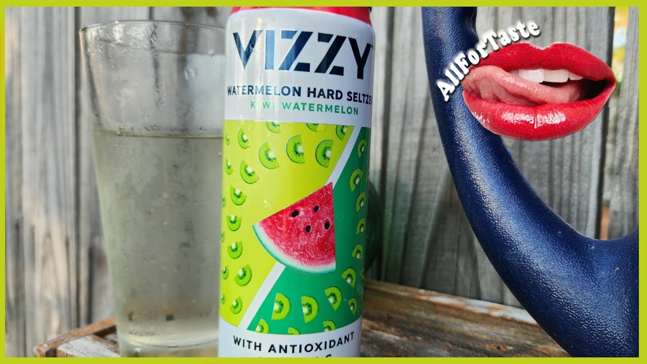 Review of Vizzy Watermelon Hard Seltzer Watermelon Kiwi - YouTube
