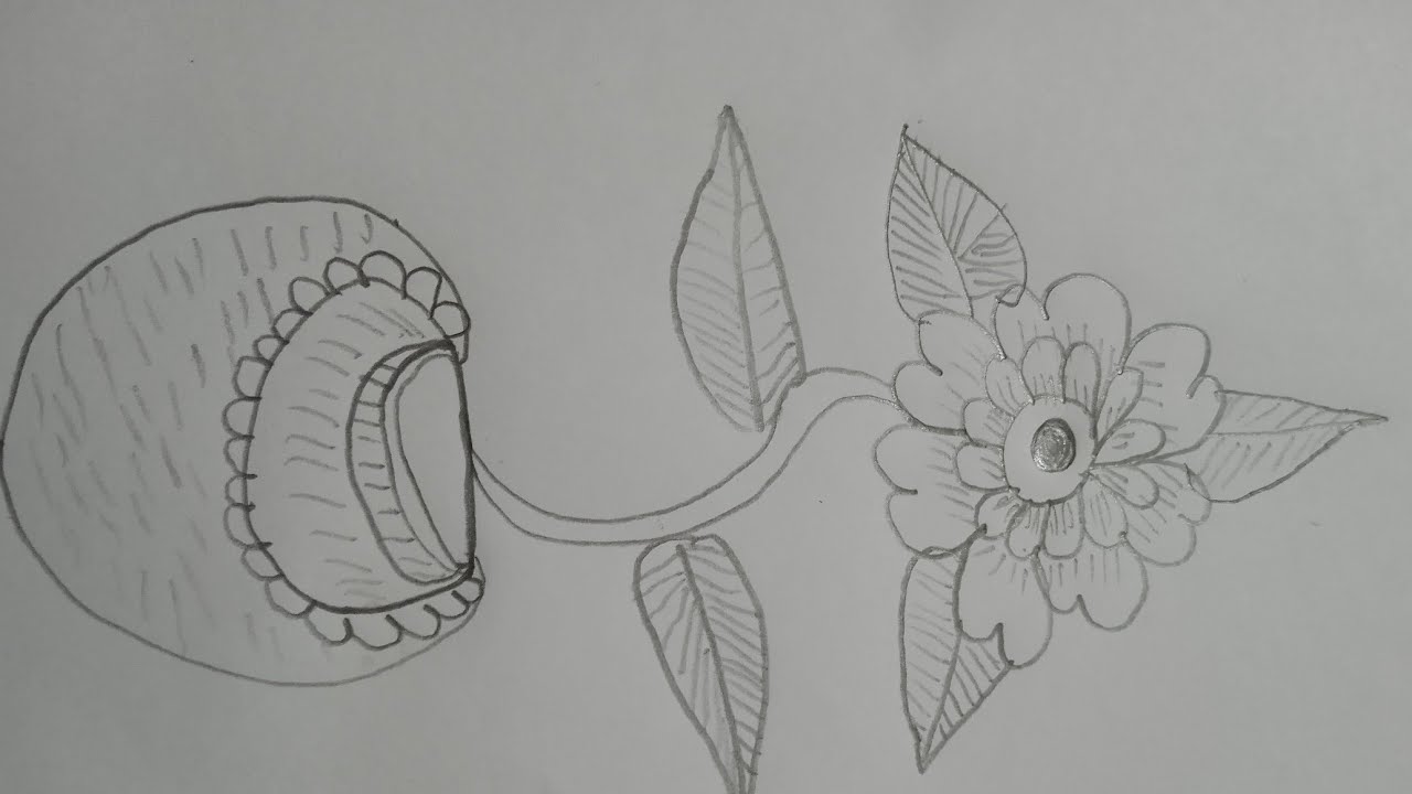 How to draw sadabahar flower,Trying My Favorite How To Draw Sadabahar ...
