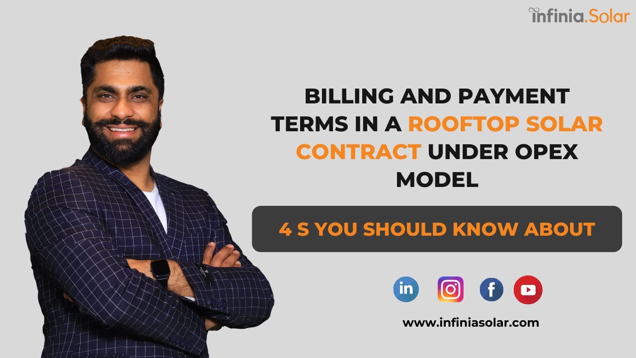 Billing and Payment Terms in a Rooftop Solar Contract under OPEX Model ...