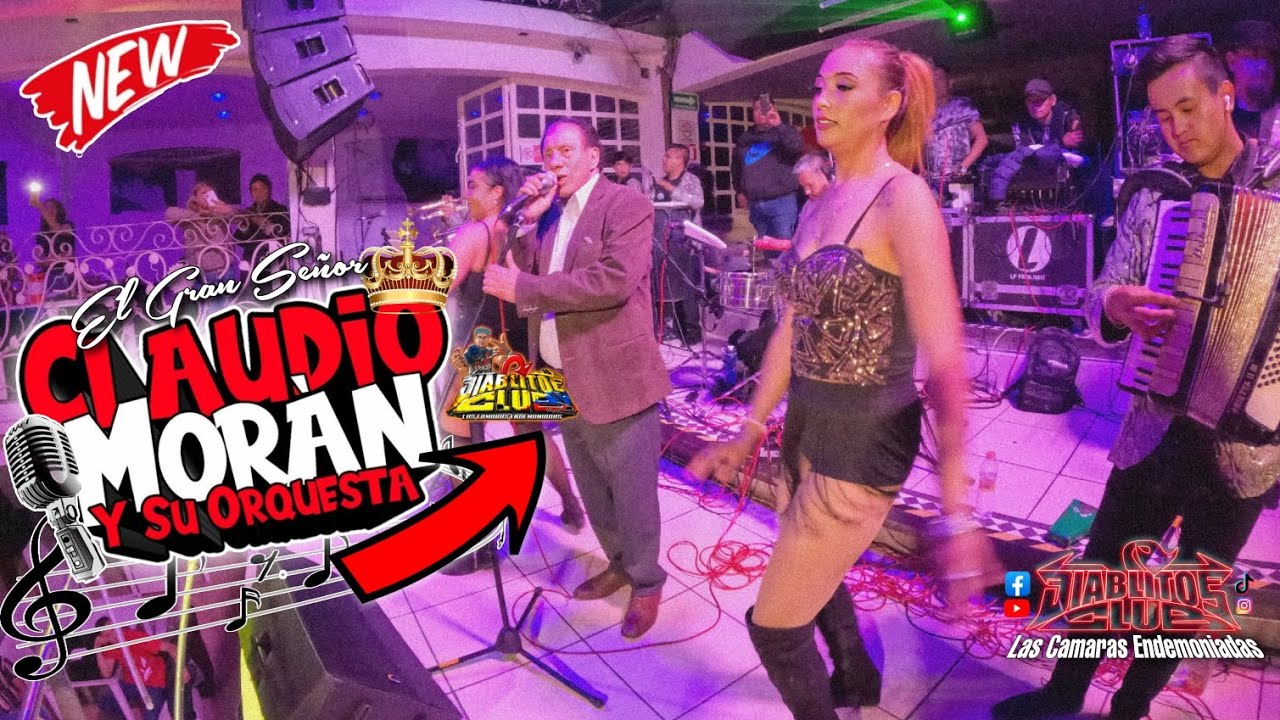 🚩ASÍ SE PRESENTA UNA LEYENDA DE LA CUMBIA PERUANA | CLAUDIO MORAN Y SU ...