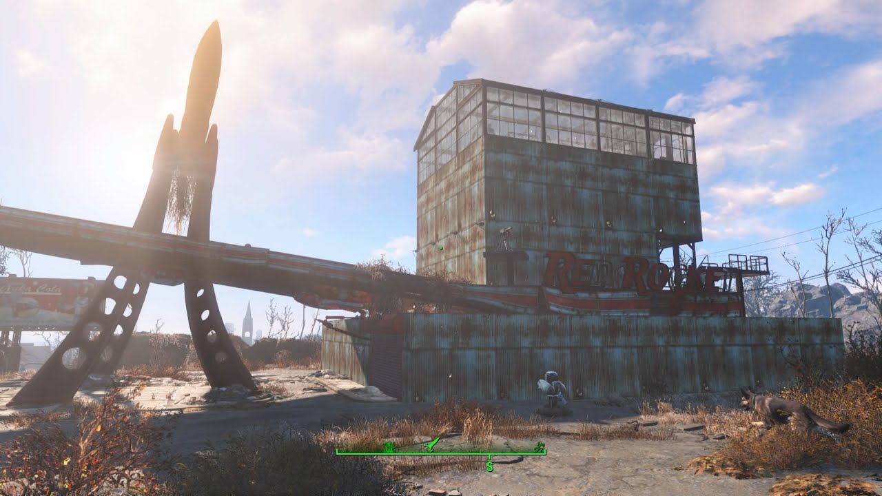 Fallout 4 : EP02 - The Armory build (Red rocket truck stop) - YouTube