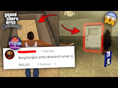 MEMBONGKAR MISTERI Pintu & Ruang Rahasia RUMAH CJ GTA San Andreas Indonesia - Easter Egg GTA SA Ucok